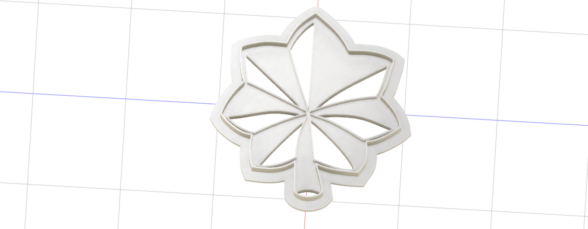 3D Printed US Army Maple Leaf Rank Insignia Cookie Cutter – Doughboy's ...
