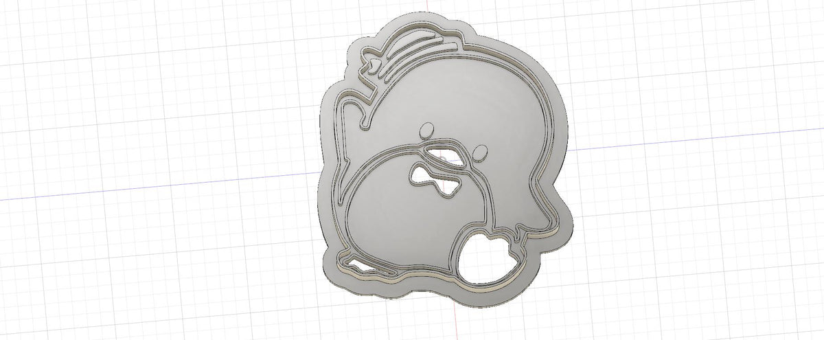 3D Printed Sanrio Tuxedo Sam Cookie Cutter – Doughboy's Attic