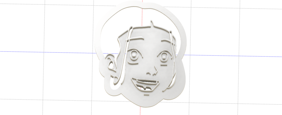3D Model to Print Your Own Avatar Katara Cookie Cutter DIGITAL FILE ON ...