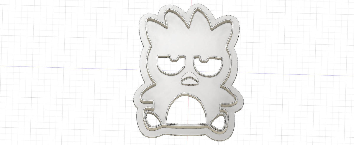 3D Printed Sanrio Badtz-Maru Cookie Cutter – Doughboy's Attic