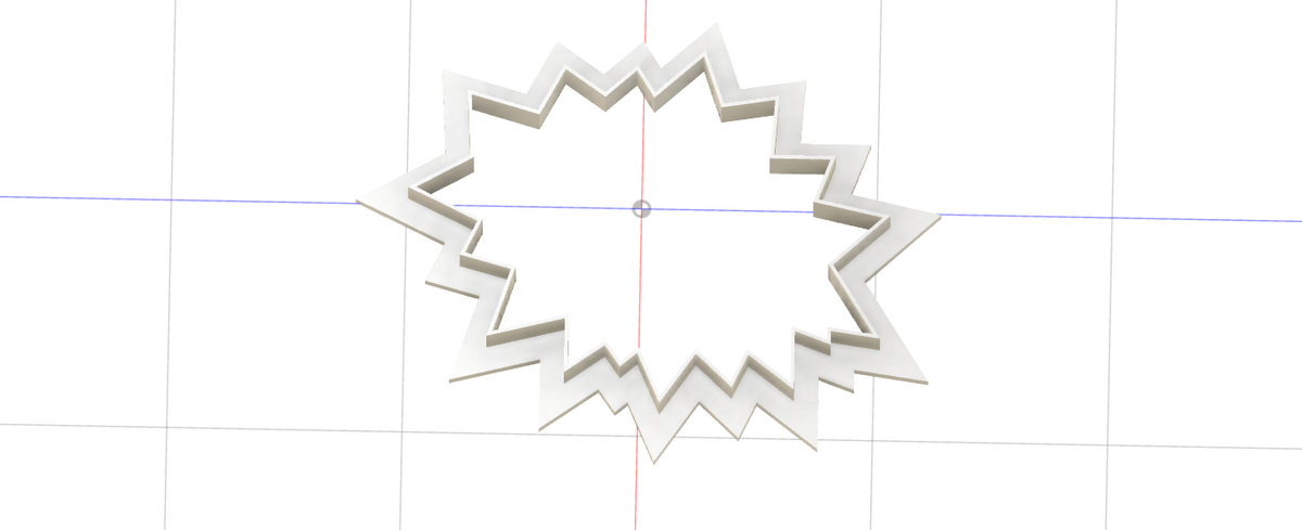 3D Model to Print Your Own Comic Action Word Bam! Cookie Cutter DIGITA ...