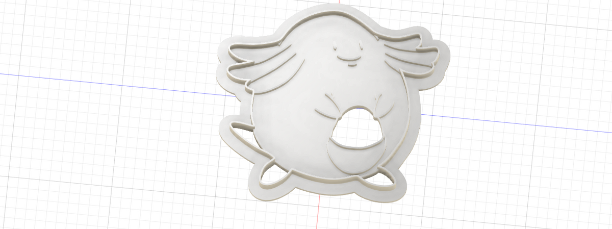 3D Model to Print Your Own Pokemon Chansey Cutter DIGITAL FILE ONLY ...
