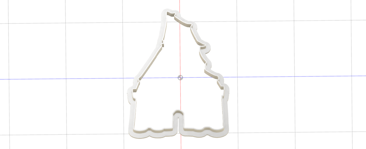 3D Model to Print Your Own Disney Castle Cookie Cutter DIGITAL FILE ON ...