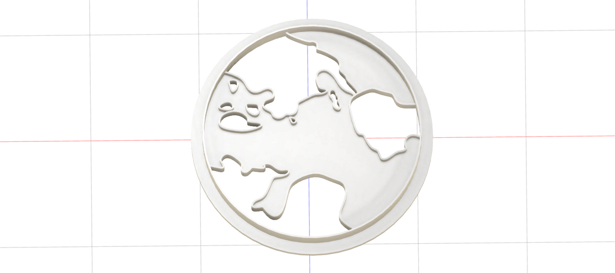 3D Model to Print Your Own Planet Earth Cookie Cutter DIGITAL FILE ONL ...