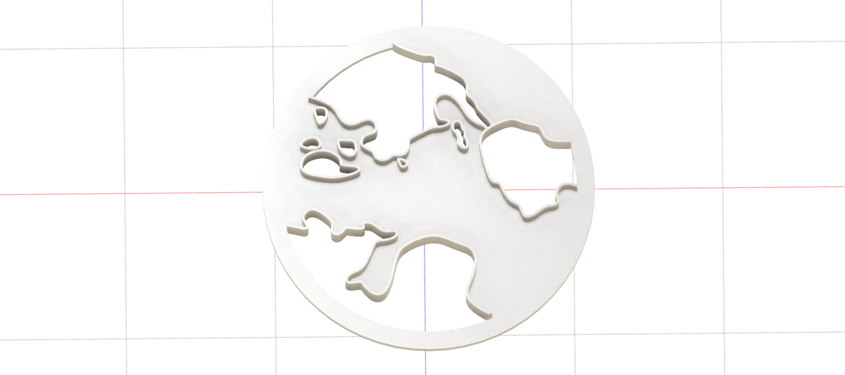 3D Model to Print Your Own Planet Earth Cookie Cutter DIGITAL FILE ONL ...