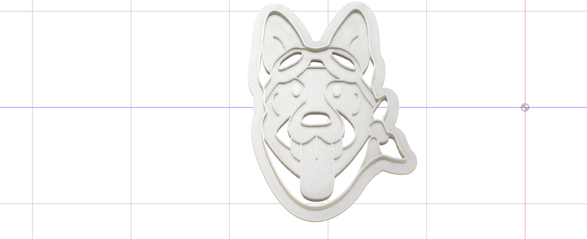 3D Printed Cookie Cutter Inspired by Fall Out Dogmeat – Doughboy's Attic