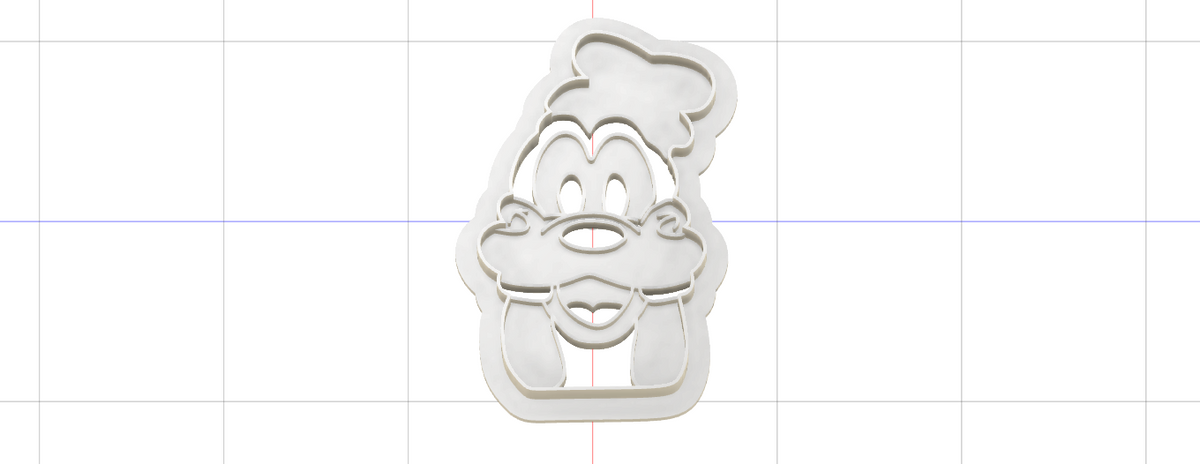 3D Model to Print Your Own Goofy Cookie Cutter DIGITAL FILE ONLY ...