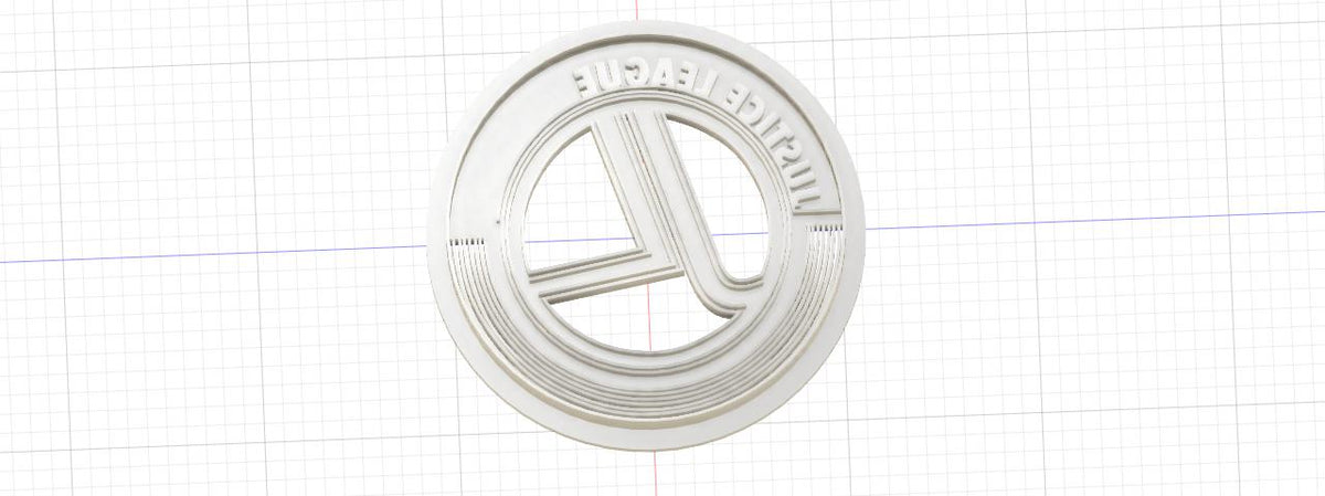 3D Printed DC Comics Justice League Logo Cookie Cutter – Doughboy's Attic