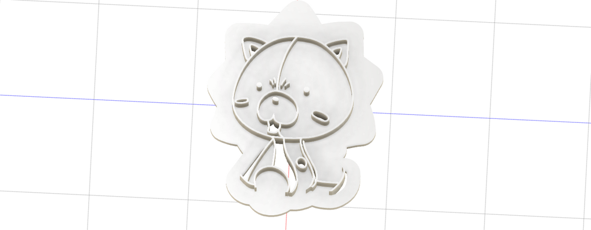 3D Model to Print Your Own Kon from Bleach Cookie Cutter DIGITAL FILE ...