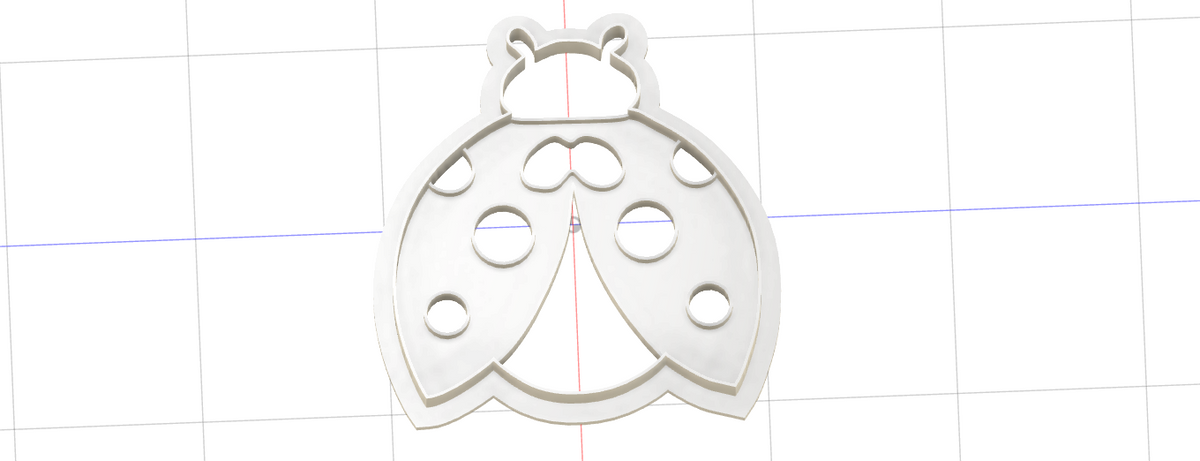 3D Model to Print Your Own Ladybug Cookie Cutter DIGITAL FILE ONLY ...