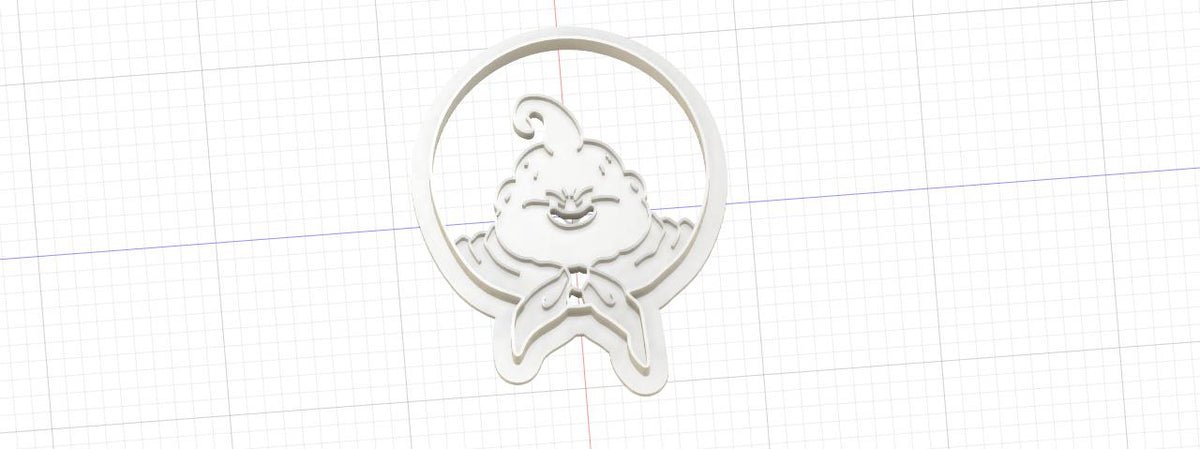 3D Model to Print Your Own DBZ Majin Boo Cookie Cutter DIGITAL FILE ON ...