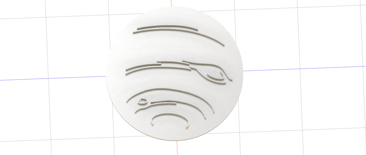 3D Model to Print Your Own Planet Neptune Cookie Cutter DIGITAL FILE O ...