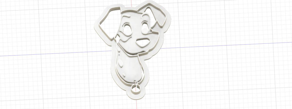 3D Model to Print Your Own Disney 101 Dalmatians Pongo Cookie Cutter D ...