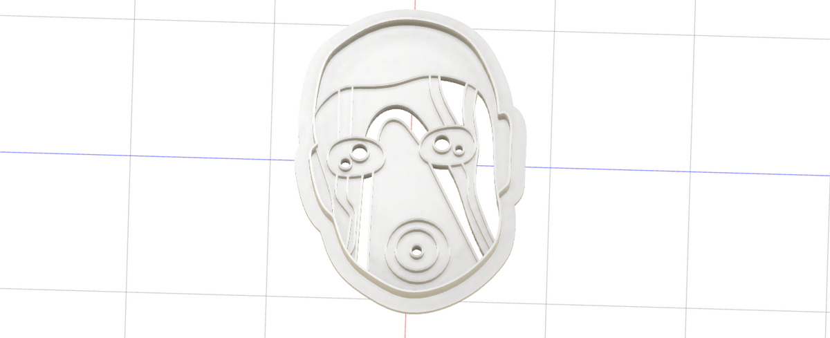 3D Printed Cookie Cutter Inspired by Borderlands Psycho Bandit ...
