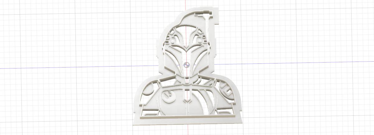 3D Model to Print Your Own Star Wars Sabine Wren Cookie Cutter DIGITAL ...