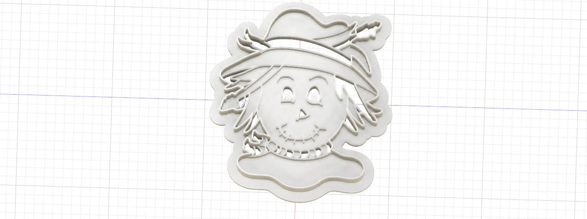 3D Model to Print Your Own Scarecrow Head Cookie Cutter DIGITAL FILE O ...