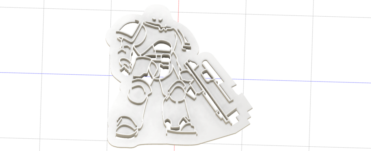 3D Model to Print Your Own Cookie Cutter Inspired by Warhammer Space M ...