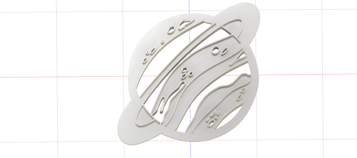 3D Model to Print Your Own Planet Uranus Cookie Cutter DIGITAL FILE ON ...