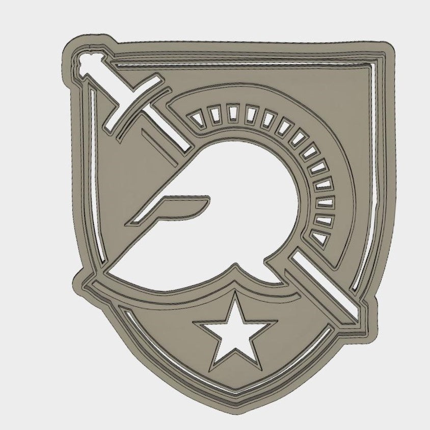 3D Model to Print Your Own West Point Military Academy Crest Cookie Cu ...