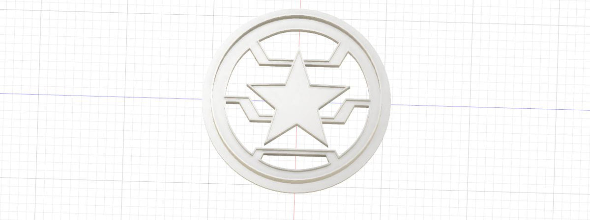 3D Printed Marvel Comics Winter Soldier Cookie Cutter – Doughboy's Attic