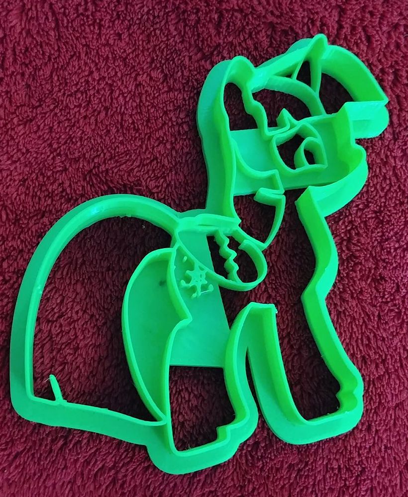 3D Printed Cookie Cutter Inspired by My Little Pony Friendship is Magi ...