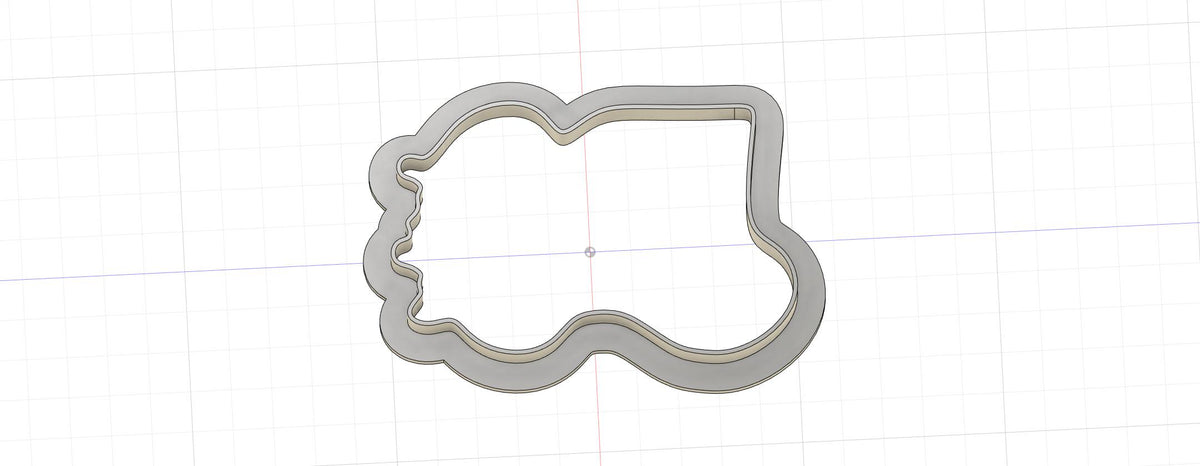 3D Model to Print Your Own Number 50 Outline Cookie Cutter DIGITAL FIL ...
